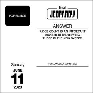 Jeopardy! 2023 Day-to-Day Calendar