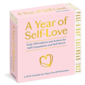 a year of self-love page-a-day calendar 2023: daily affirmations and actions for self-compassion and self-worth