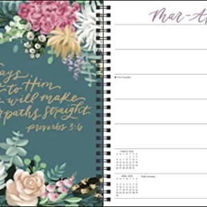 Scriptures and Florals 16-Month 2022-2023 Weekly/Monthly Planner Calendar