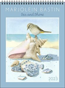 marjolein bastin 2023 wall calendar: sea and shore