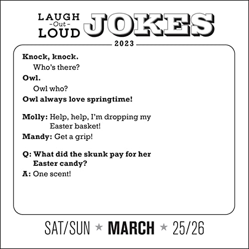 Laugh-Out-Loud Jokes 2023 Day-to-Day Calendar: 1,000 Punny Jokes