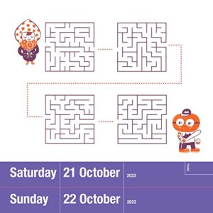 Maze-A-Day Page-A-Day Calendar 2023: Follow the Path to a Sharper Brain!