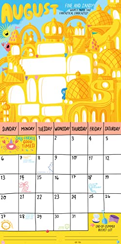 Magical Activity Wall Calendar 2023: Doodles! Mazes! Jokes! 300+ Stickers and a Poster!