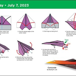 Paper Airplane 2023 Fold-A-Day Calendar