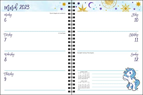 My Little Pony Retro 16-Month 2022-2023 Monthly/Weekly Planner Calendar