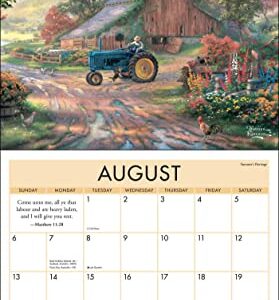 Thomas Kinkade Studios 2023 Deluxe Wall Calendar with Scripture