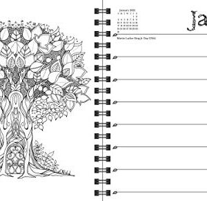 Johanna Basford 2021 Weekly Coloring Planner Calendar