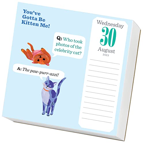 Cat Trivia Page-A-Day Calendar 2023: Cat Quotes, Paw-some Jokes, True or False, Owner's Tips, Famous Cats, Know Your Breeds, and More!