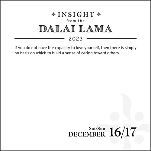 Insight from the Dalai Lama 2023 Day-to-Day Calendar