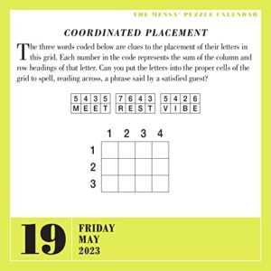 Mensa 365 Brain Puzzlers Page-A-Day Calendar 2023: Word Puzzles, Logic Challenges, Number Problems, and More