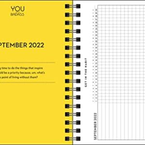 You Are a Badass Deluxe Organizer 17-Month 2022-2023 Monthly/Weekly Planner Cale