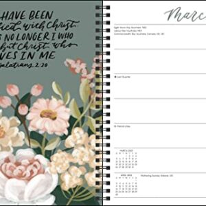 Scriptures and Florals 16-Month 2022-2023 Weekly/Monthly Planner Calendar