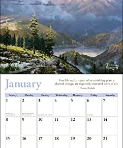 Thomas Kinkade Lightposts for Living 2023 Wall Calendar