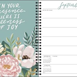 Scriptures and Florals 16-Month 2022-2023 Weekly/Monthly Planner Calendar