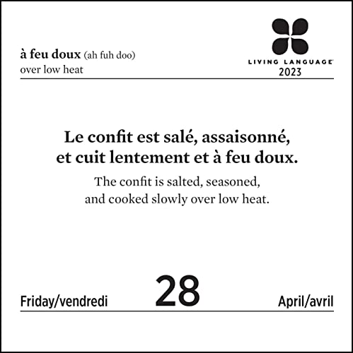 Living Language: French 2023 Day-to-Day Calendar: Daily Phrase & Culture