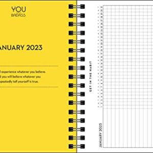 You Are a Badass Deluxe Organizer 17-Month 2022-2023 Monthly/Weekly Planner Cale