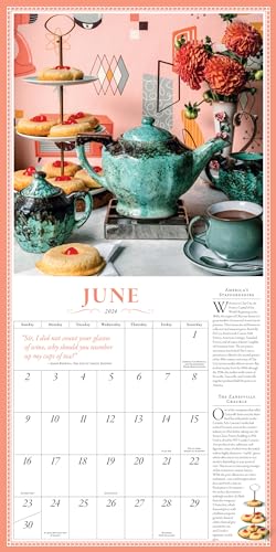 Collectible Teapot Wall Calendar 2024: A Tea Obsessive's Dream Come True