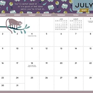 Go with the Flow: A Magnetic Monthly Wall Calendar 2023: Perfect for a Fridge, Wall, or Desk