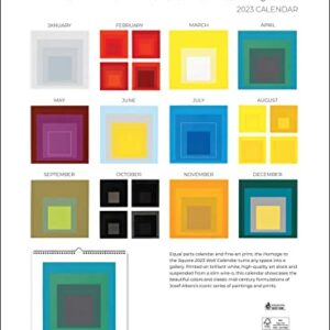 Homage to the Square 2023 Wall Calendar