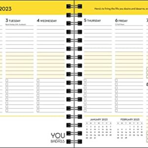 You Are a Badass Deluxe Organizer 17-Month 2022-2023 Monthly/Weekly Planner Cale