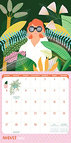 Plant Lady Wall Calendar 2023: More Plants, More Happiness