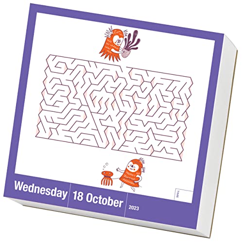 Maze-A-Day Page-A-Day Calendar 2023: Follow the Path to a Sharper Brain!