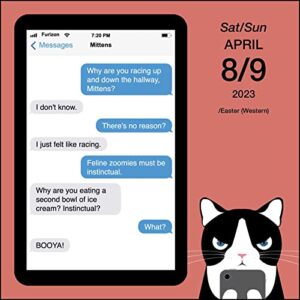 Texts from Mittens 2023 Day-to-Day Calendar: A Cat Who Has an Unlimited Data Plan . . . and Isn't Afraid to Use It