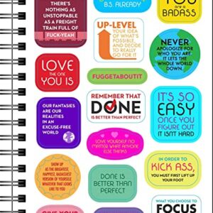 You Are a Badass Deluxe Organizer 17-Month 2022-2023 Monthly/Weekly Planner Cale