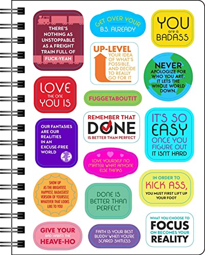 You Are a Badass Deluxe Organizer 17-Month 2022-2023 Monthly/Weekly Planner Cale