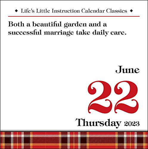 Life's Little Instruction 2023 Day-to-Day Calendar