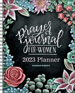 prayer journal for women 12-month 2023 monthly/weekly planner calendar