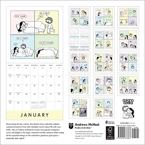 Catana Comics: Little Moments of Love 2023 Wall Calendar