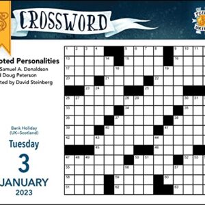 The Puzzle Society Crossword 2023 Day-to-Day Calendar: Puzzle Your Way Through Each Day