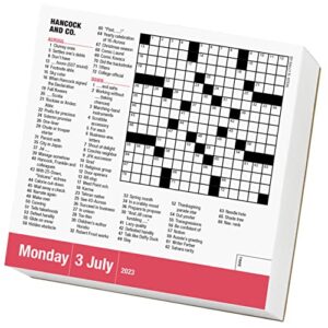 Mensa 10-Minute Crossword Puzzles Page-A-Day Calendar 2023: For Crossword Puzzle Addicts and Word Nerds