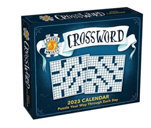 the puzzle society crossword 2023 day-to-day calendar: puzzle your way through each day