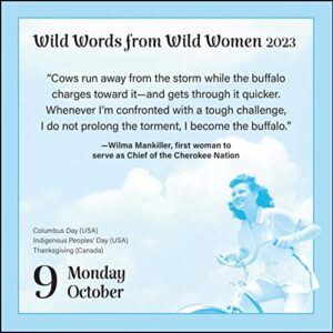 Wild Words from Wild Women 2023 Day-to-Day Calendar: Inspiring and irreverent quotes from the world's most famous and infamous women