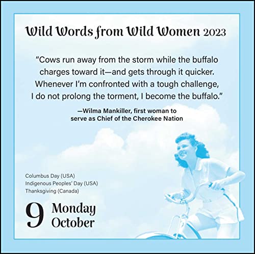 Wild Words from Wild Women 2023 Day-to-Day Calendar: Inspiring and irreverent quotes from the world's most famous and infamous women