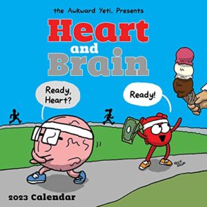 heart and brain 2023 wall calendar