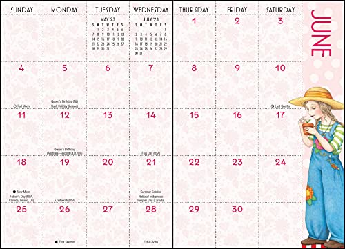 Mary Engelbreit's 12-Month 2023 Monthly Pocket Planner Calendar: Life, Plan On It