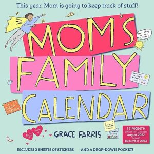 mom's family wall calendar 2023: this year, mom is going to keep track of stuff!