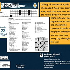 The Puzzle Society Crossword 2023 Day-to-Day Calendar: Puzzle Your Way Through Each Day