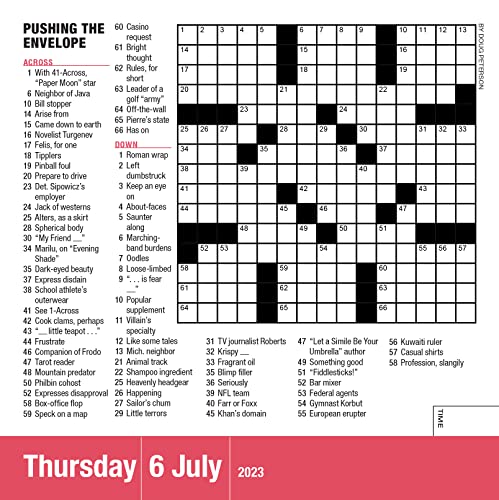 Mensa 10-Minute Crossword Puzzles Page-A-Day Calendar 2023: For Crossword Puzzle Addicts and Word Nerds