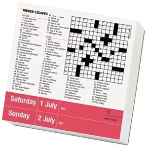 Mensa 10-Minute Crossword Puzzles Page-A-Day Calendar 2023: For Crossword Puzzle Addicts and Word Nerds