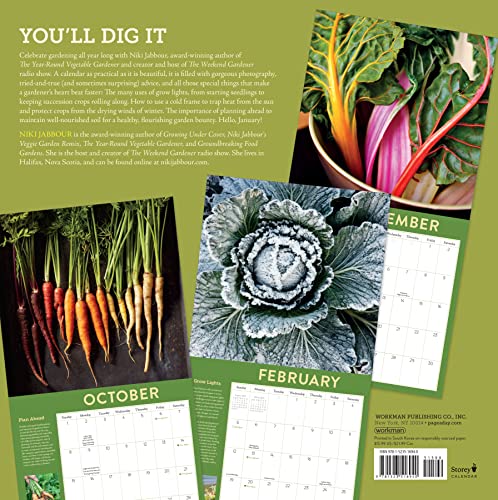 The Year-Round Vegetable Gardener Wall Calendar 2023: Expert Advice for Growing Your Own Food 365 Days a Year