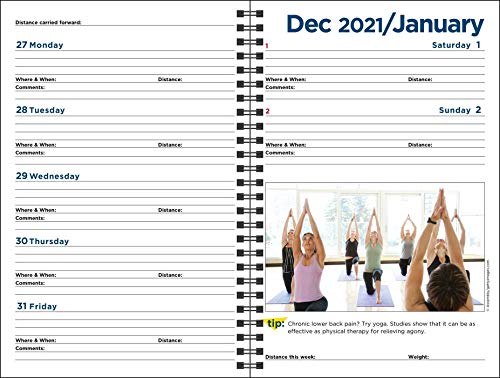 The Complete Runner's Day-by-Day Log 2022 Planner Calendar