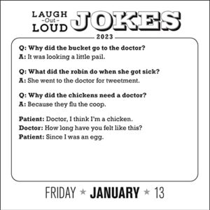 Laugh-Out-Loud Jokes 2023 Day-to-Day Calendar: 1,000 Punny Jokes