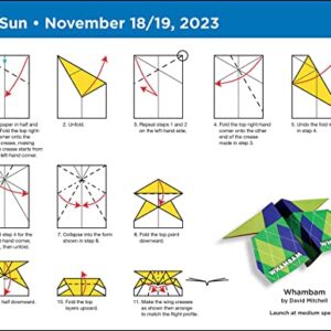 Paper Airplane 2023 Fold-A-Day Calendar