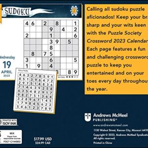 The Puzzle Society Sudoku 2023 Day-to-Day Calendar: Puzzle Your Way Through Each Day