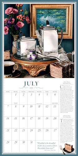 Collectible Teapot Wall Calendar 2024: A Tea Obsessive's Dream Come True