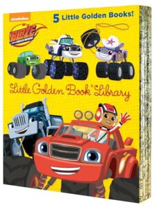 blaze and the monster machines little golden book library -- 5 little golden books: five of nickeoldeon's blaze and the monster machines little golden books